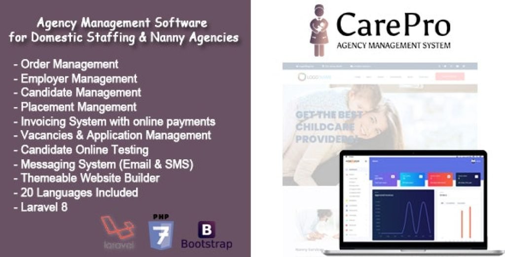 CarePro - Domestic Staffing Agency Management System - Clean Codz