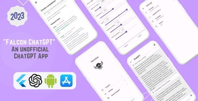 Falcon ChatGPT v1.0 | Flutter OpenAI | Android iOS - Clean Codz