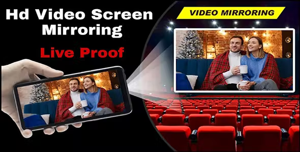 HD Video Screen Mirroring Cast | Video Projector Simulator | Remote ...