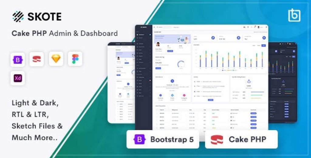 Skote - Cake PHP Admin Dashboard Template - Clean Codz