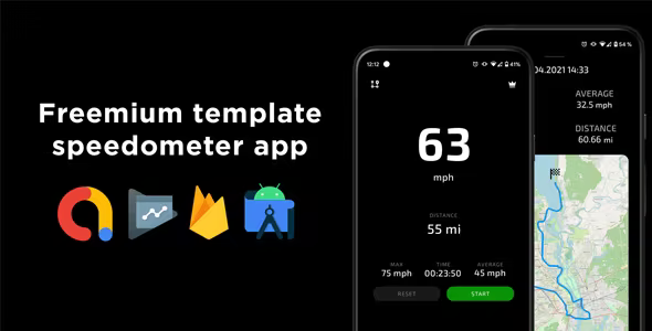 Speedometer And Distance Admob In App Purchase Android App Freemium Template Clean Codz